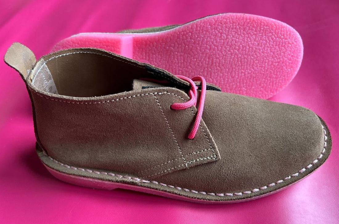 Colorway Vellies - Pink | Tom Shoes Manufacturing cc